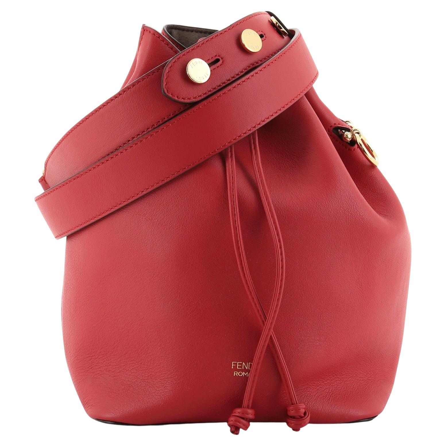 Fendi Kan U Shoulder Bag Leather Small at 1stDibs