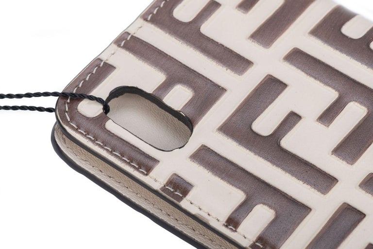 Fendi Monogram 10 IPhone Case NIB For Sale at 1stDibs