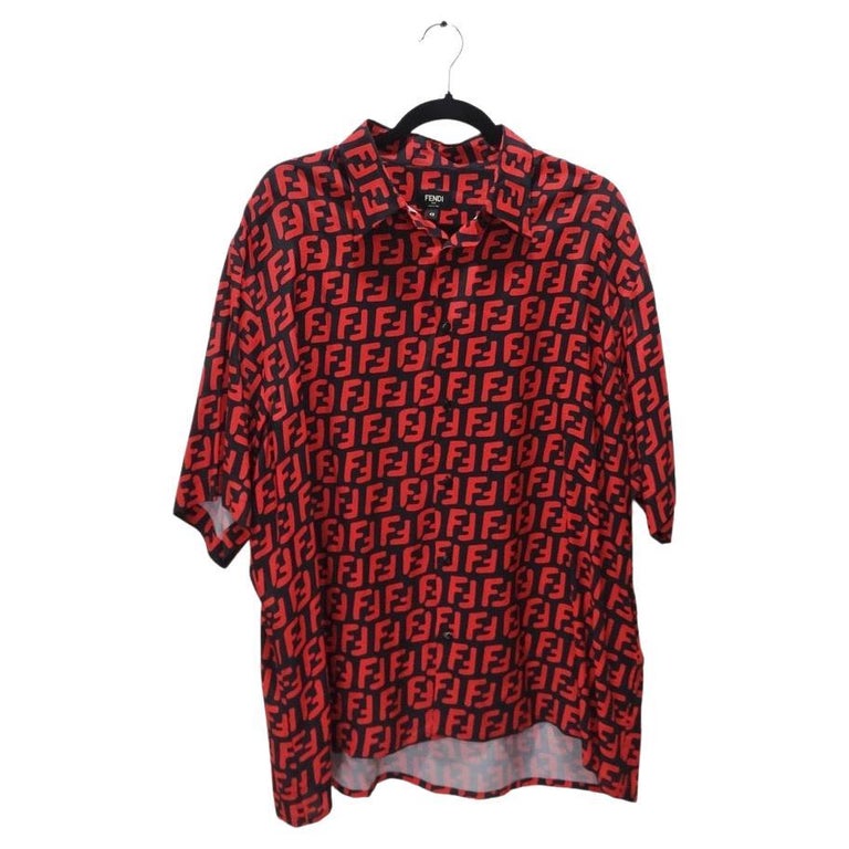 Fendi Monogram Button Down Shirt For Sale at 1stDibs