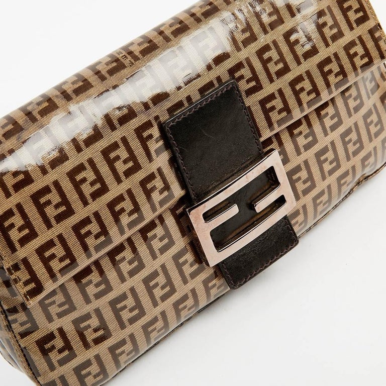 Fendi Monogram Logo Baguette at 1stDibs | fendi bag, python clutch bag ...