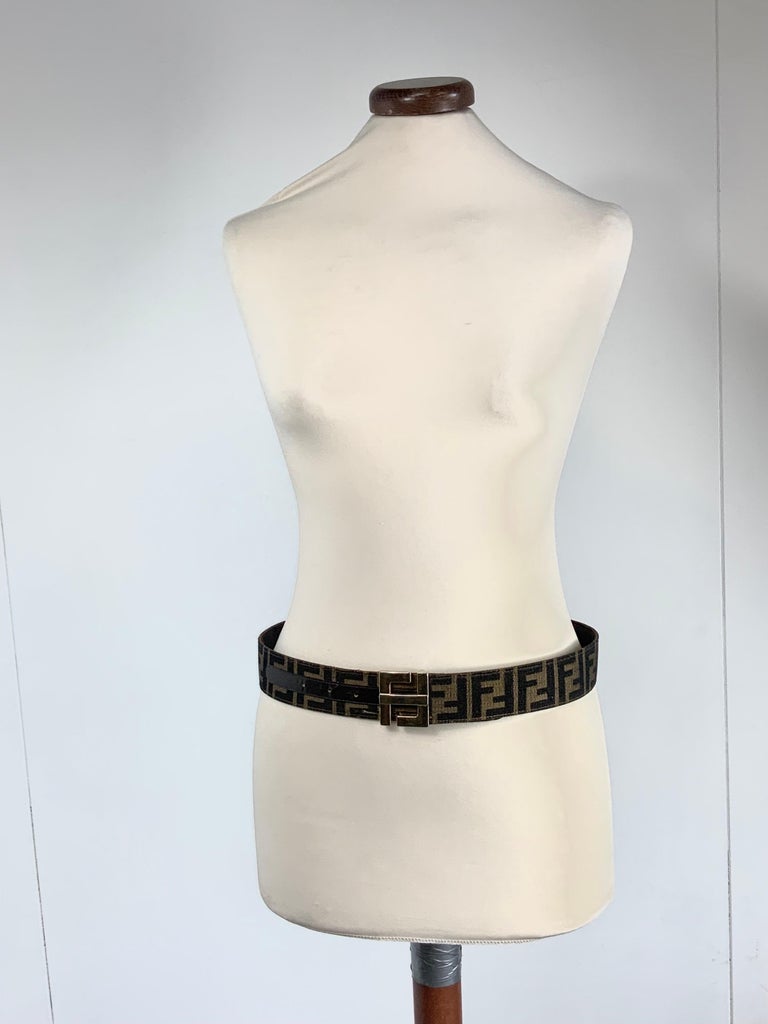 Fendi monogram vintage belt at 1stDibs