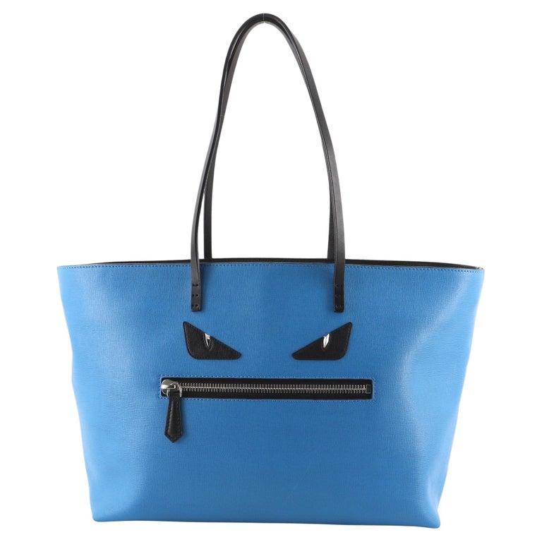Fendi Monster Roll Tote Leather Medium For Sale at 1stDibs