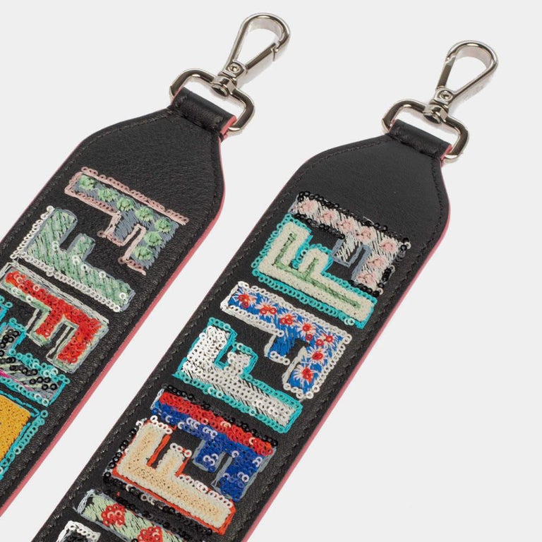 Fendi Multicolor Fun Fair Sequins Embellished Leather Strap You ...