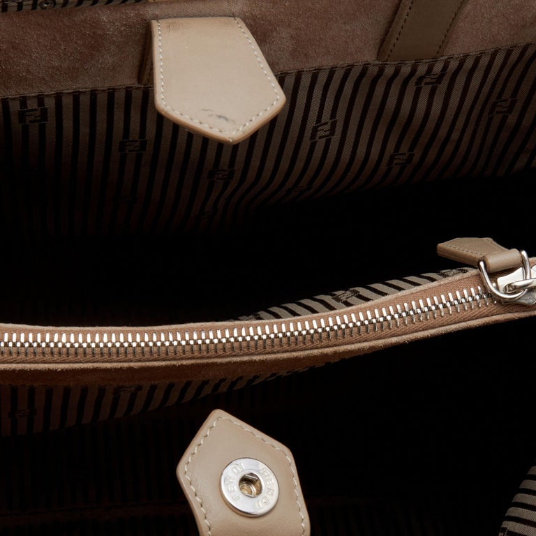 Fendi Multicolor Leather Medium Sac 2jours Elite Tote For Sale at 1stDibs