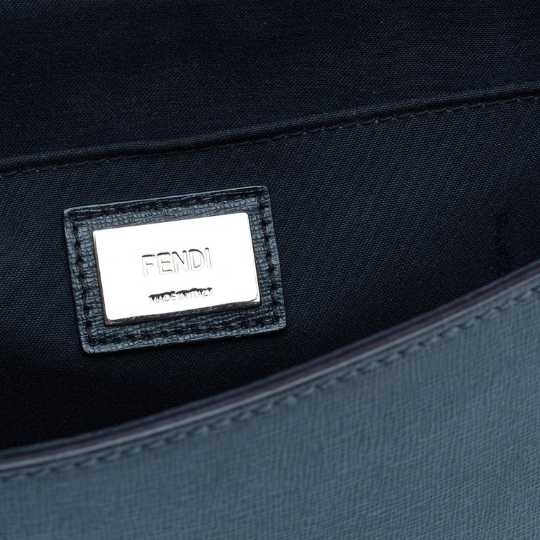 Fendi Multicolor Leather Small Demi Jour Top Handle Bag For Sale at 1stDibs