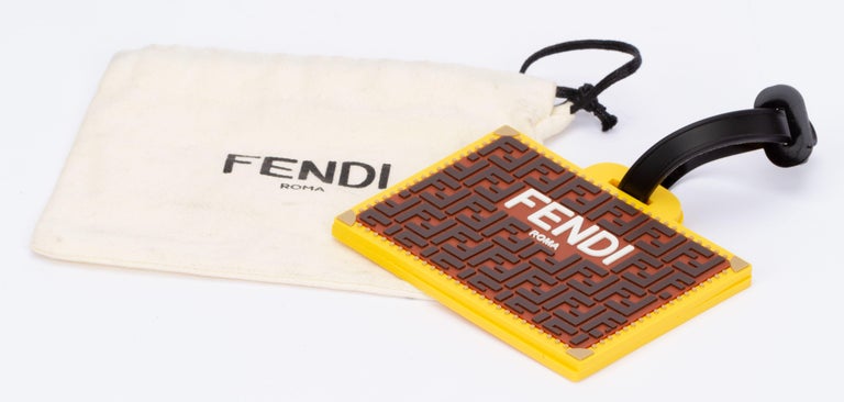 Fendi New Silicon Luggage Tag For Sale at 1stDibs