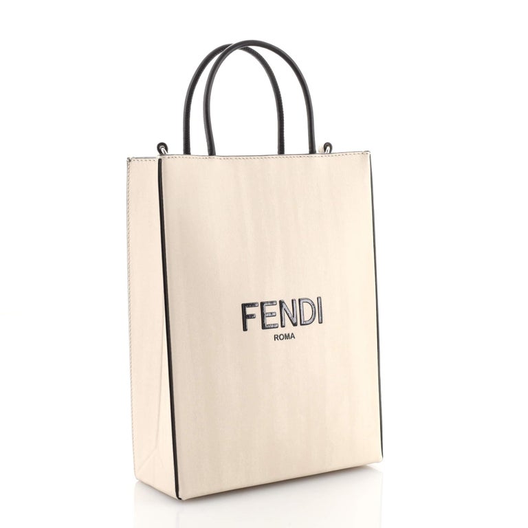 Fendi Pack Shopping Tote Leather Small For Sale at 1stDibs