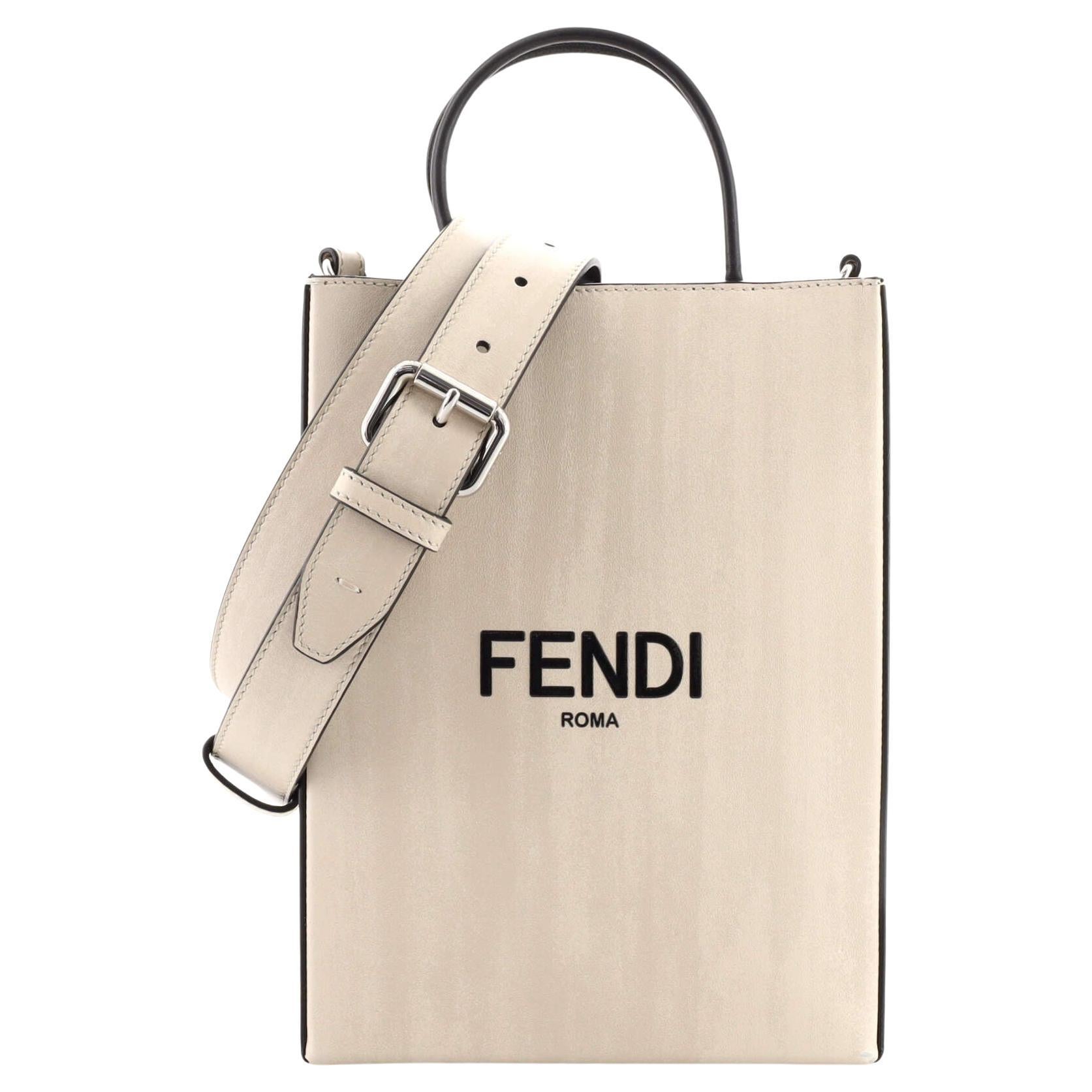 Fendi Pack Shopping Tote Leather Small For Sale at 1stDibs