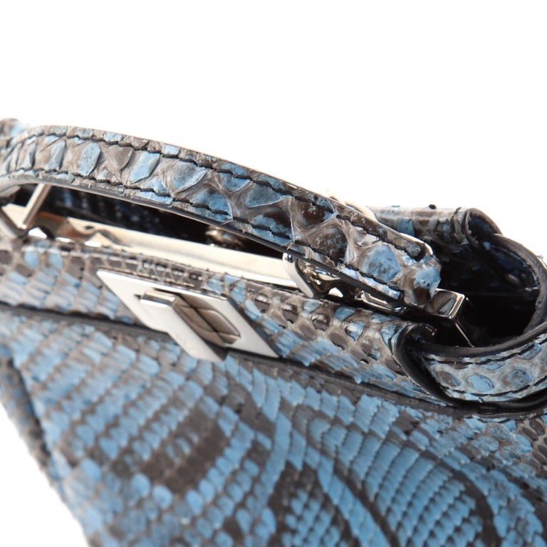 Fendi Peekaboo Bag Python Micro at 1stDibs