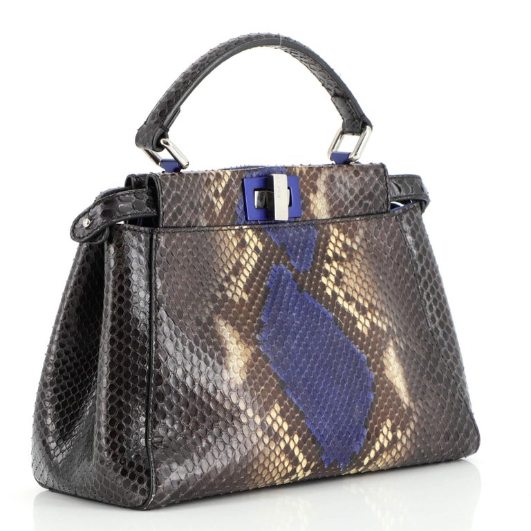 Fendi Peekaboo Bag Python Mini at 1stDibs