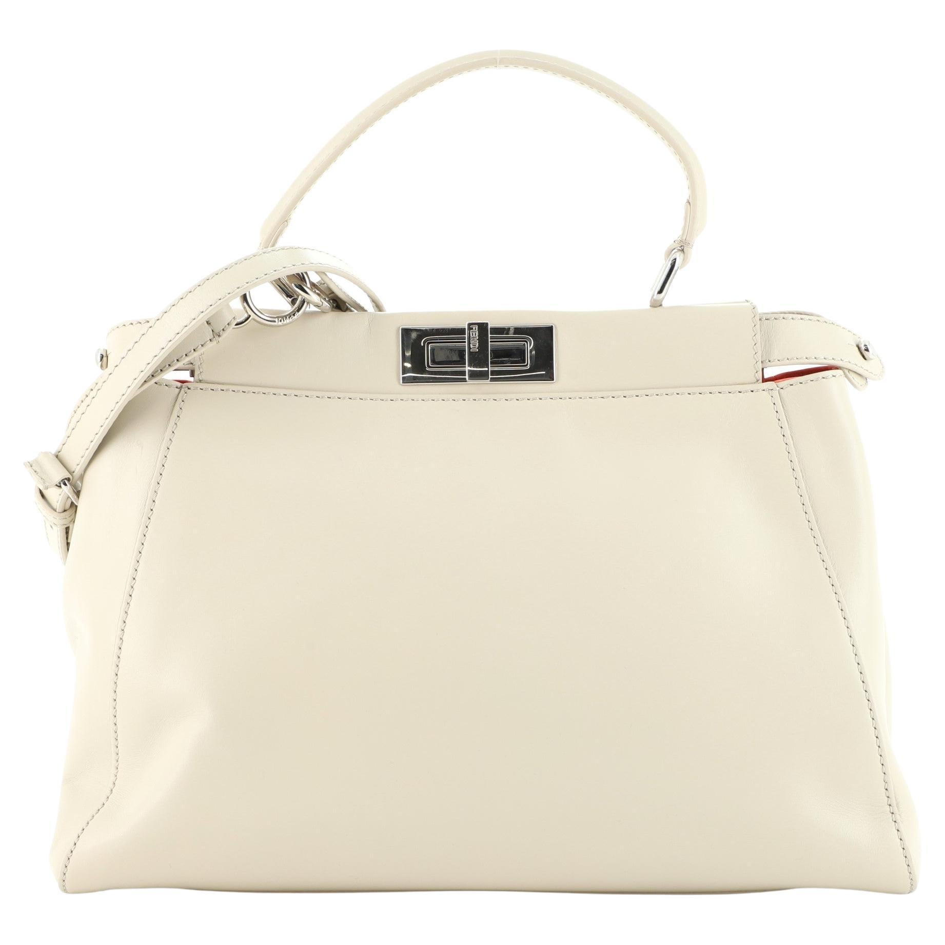 Fendi Beige Leather Mini By The Way Crossbody Bag at 1stDibs | fendi by ...
