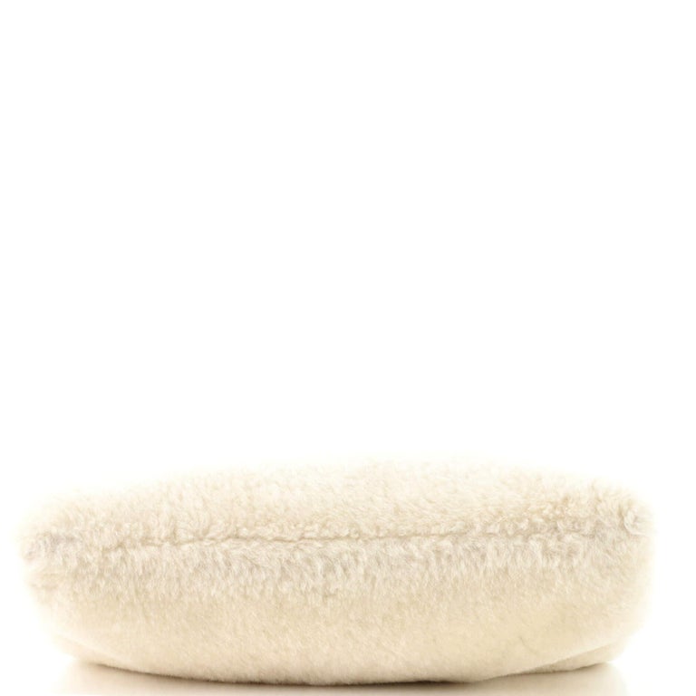 Fendi Peekaboo Clutch Shearling For Sale at 1stDibs