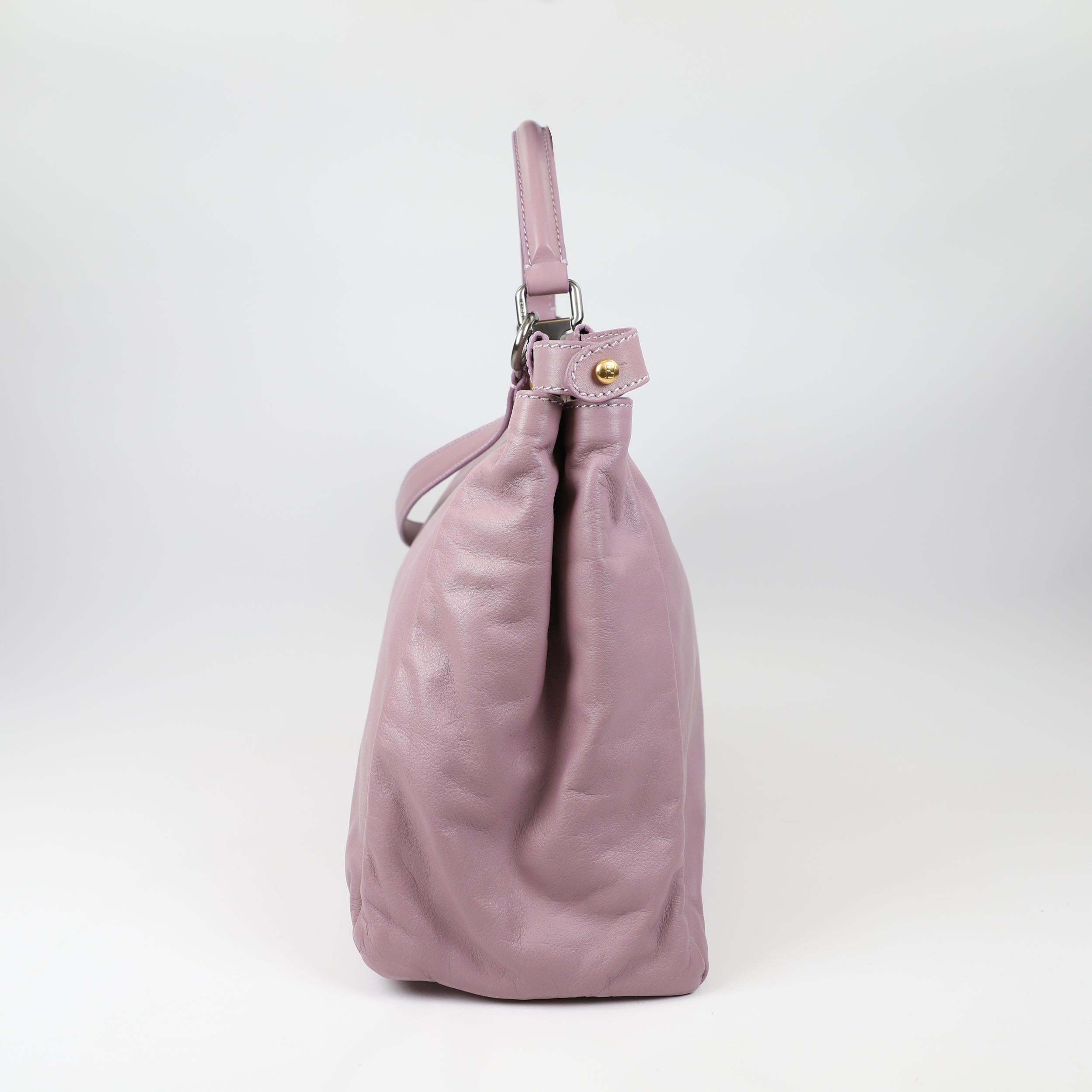 Fendi Peekaboo leather handbag For Sale at 1stDibs