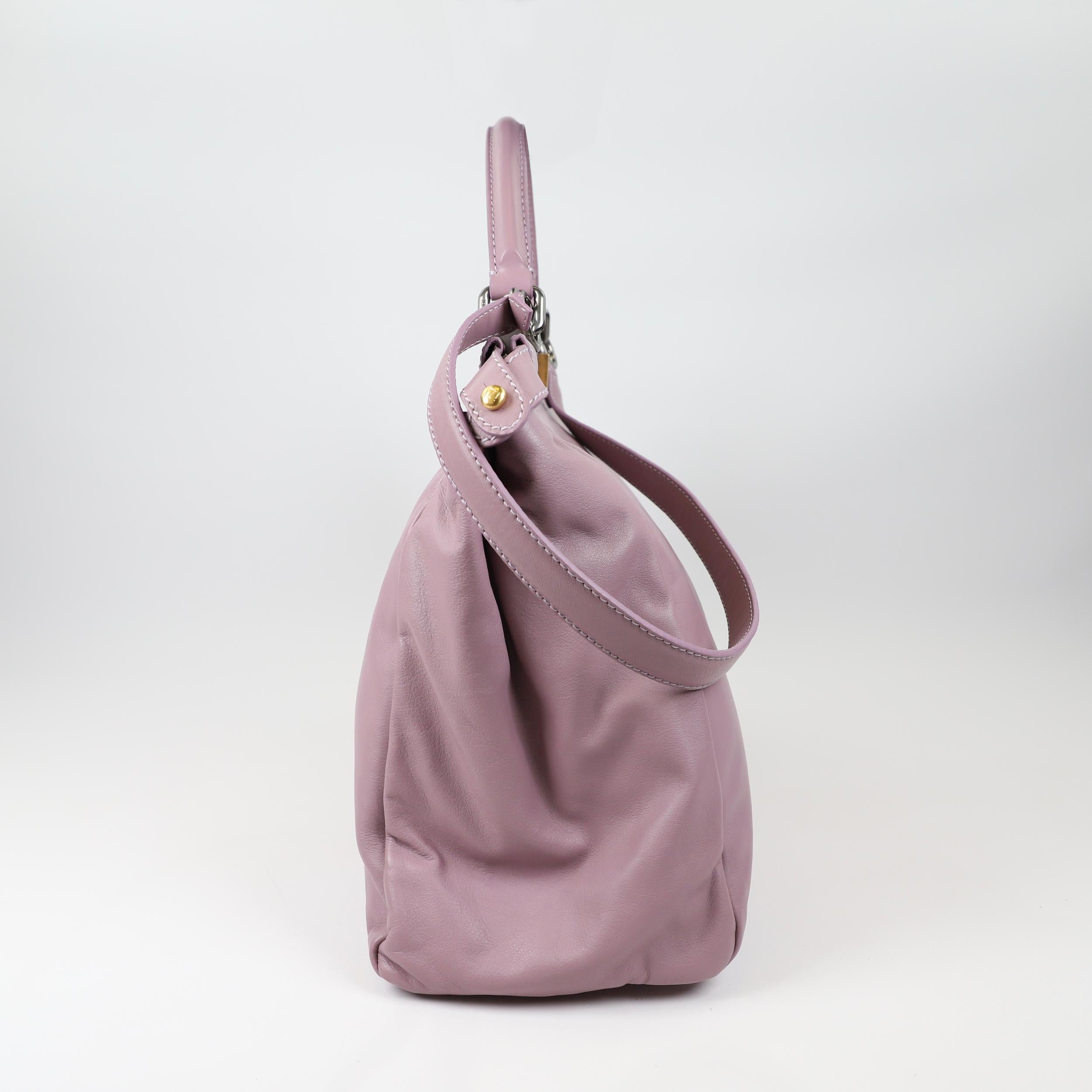 Fendi Peekaboo leather handbag For Sale at 1stDibs