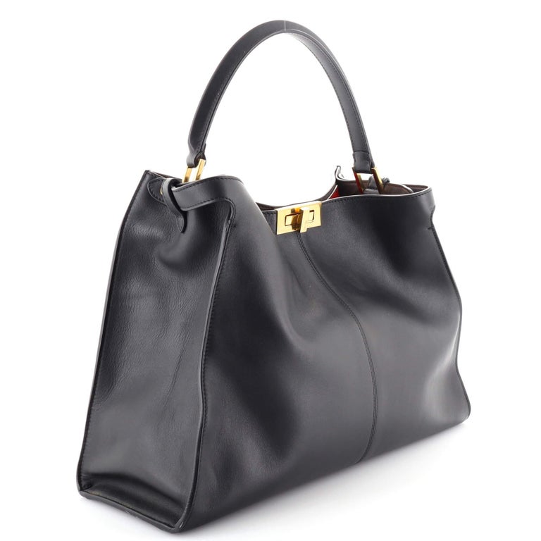 Fendi Peekaboo X-Lite Bag Leather Large at 1stDibs