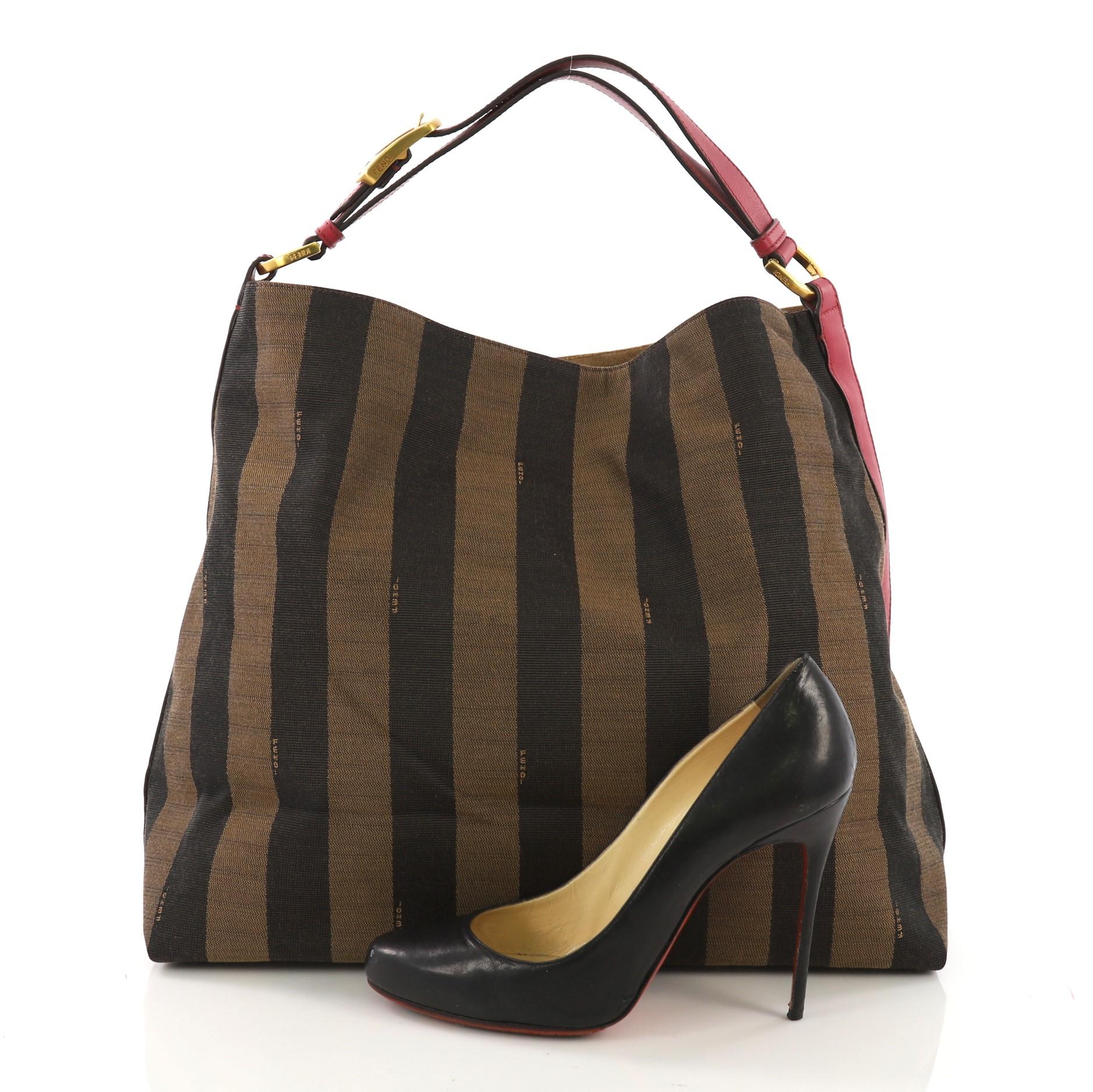 Fendi Pequin Hobo Canvas at 1stDibs | fendi pequin hobo bag