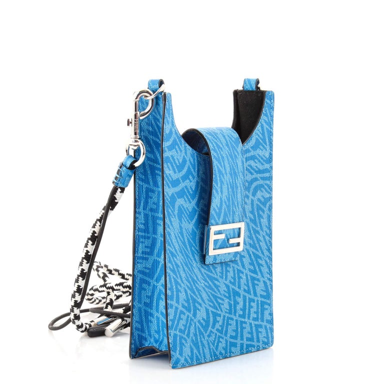 Fendi Phone Holder Bag Vertigo Zucca Leather at 1stDibs