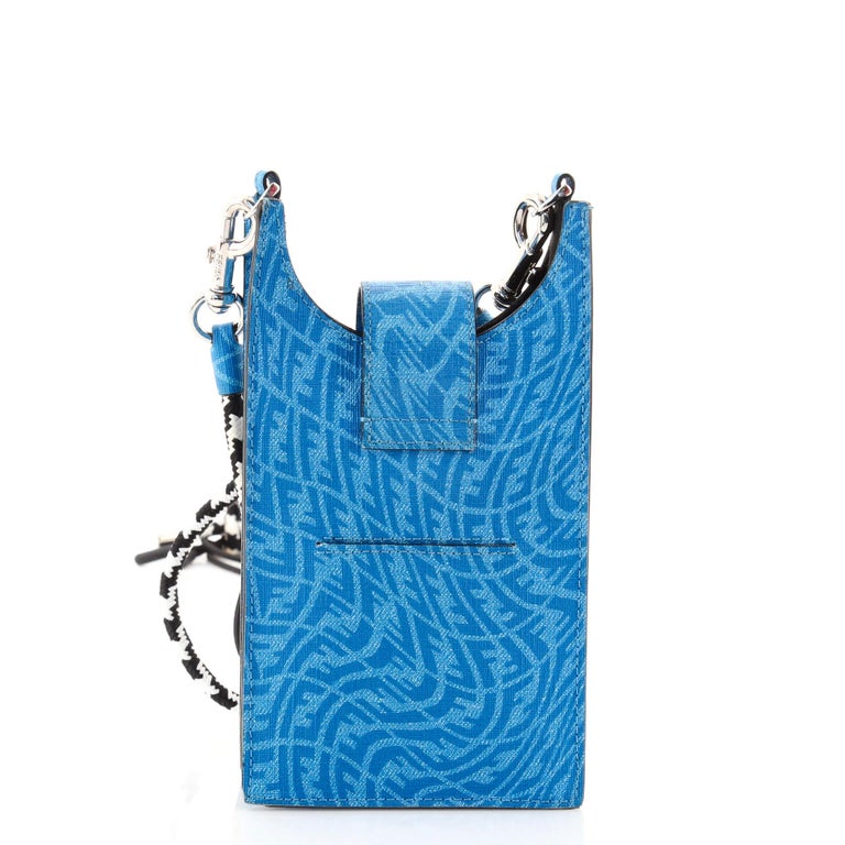 Fendi Phone Holder Bag Vertigo Zucca Leather at 1stDibs