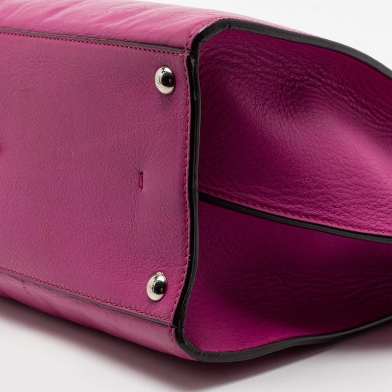 Fendi Pink Leather Medium 3Jours Tote For Sale at 1stDibs