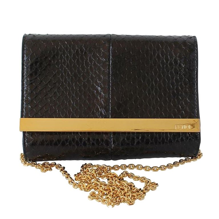 Fendi Python Mini Rush Bag at 1stDibs | fendi bag
