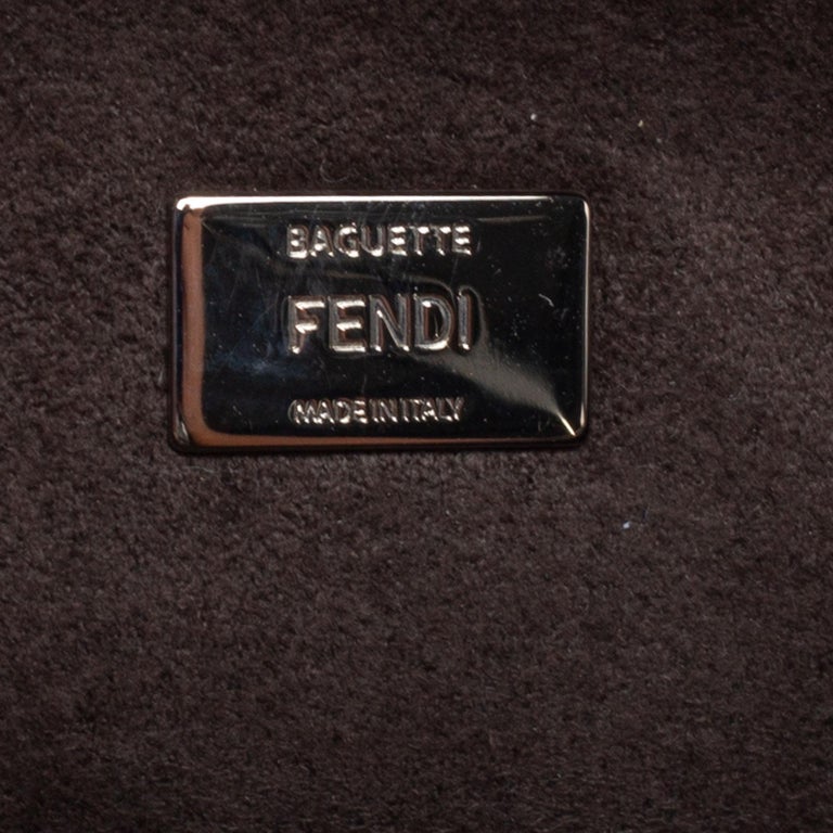 Fendi Red Lipstick Quilted Leather Micro Double Baguette Bag For Sale ...