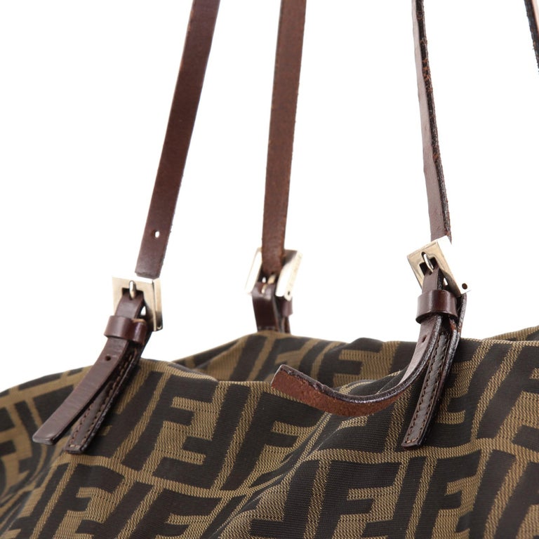 Fendi Roll Tote Zucca Coated Canvas Large at 1stDibs