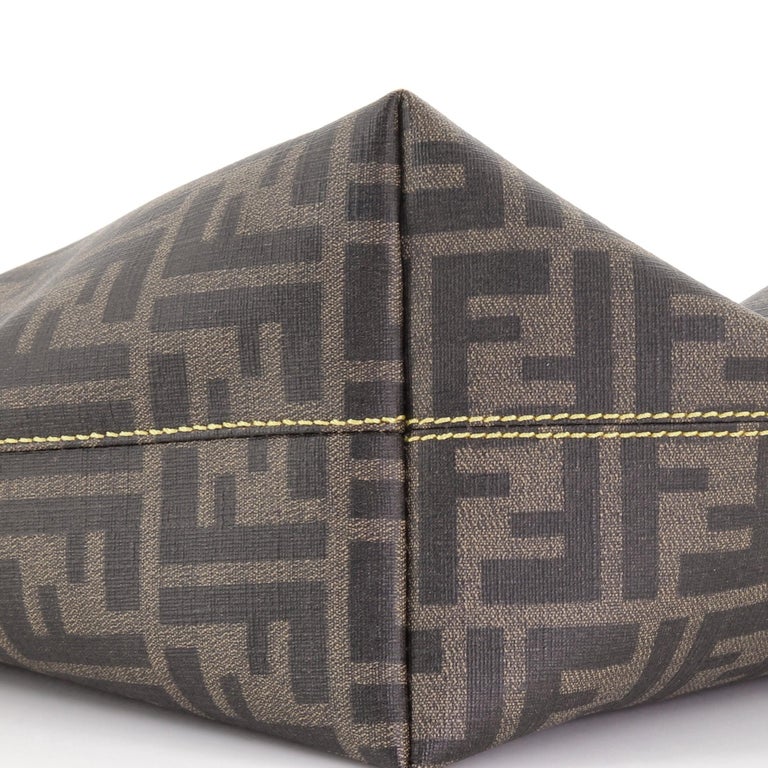 Fendi Roll Tote Zucca Coated Canvas Medium at 1stDibs