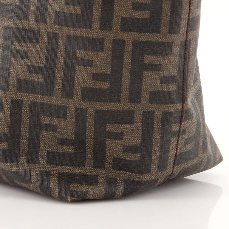Fendi Roll Tote Zucca Coated Canvas Medium at 1stDibs