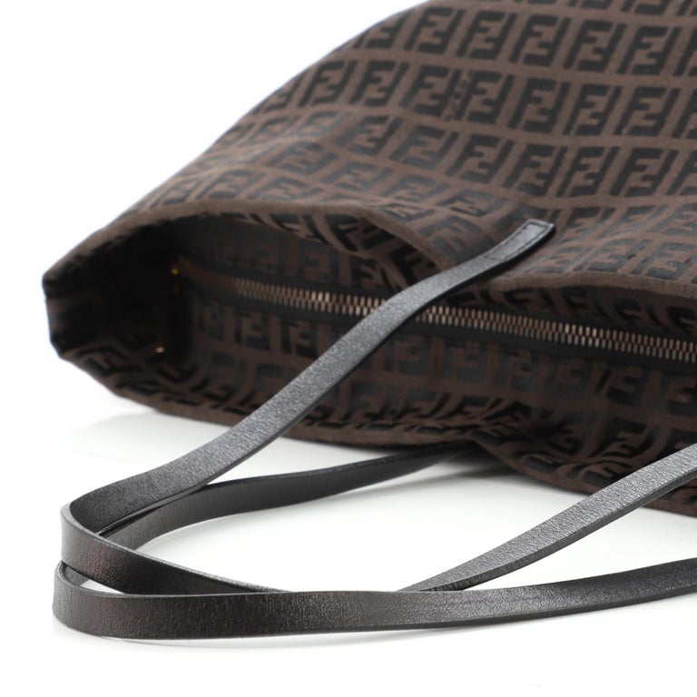 Fendi Roll Tote Zucchino Canvas Large at 1stDibs