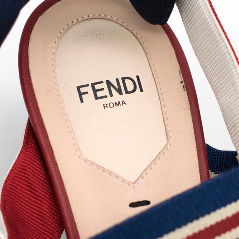 Fendi Roma Multicolour Technical-mesh Colibri Court Shoes - New Season ...