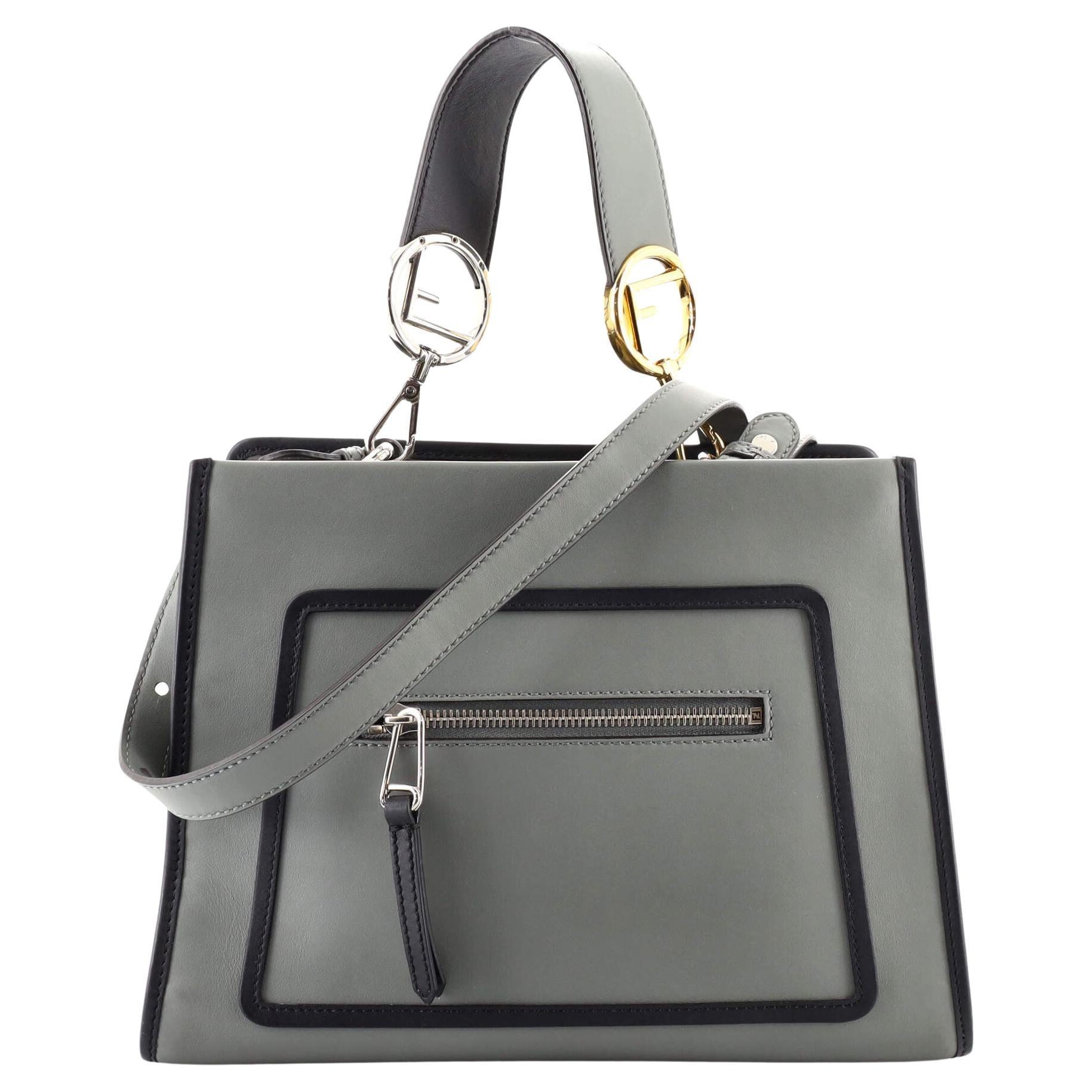 Fendi Doctor B. Frame Shoulder Bag Leather at 1stDibs