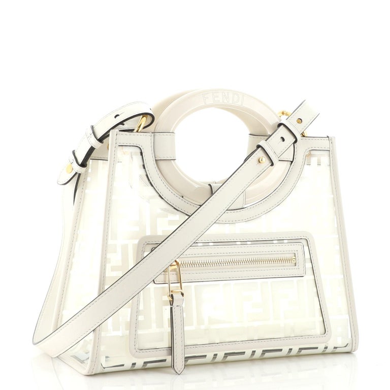 Fendi Runaway Shopper Tote Zucca PU Small at 1stDibs