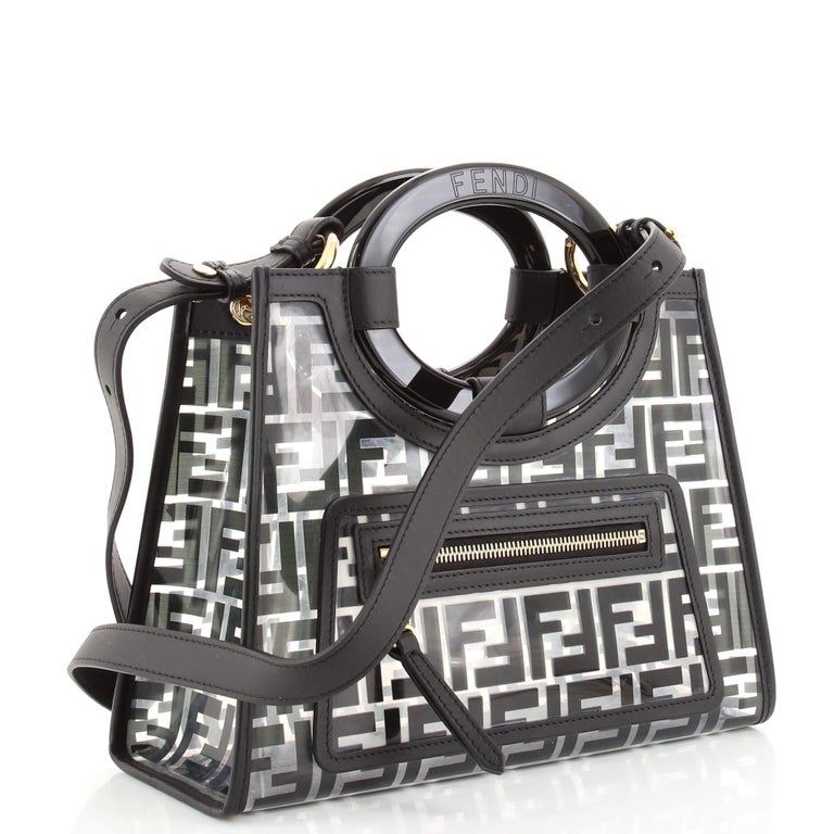 Fendi Runaway Shopper Tote Zucca PU Small at 1stDibs