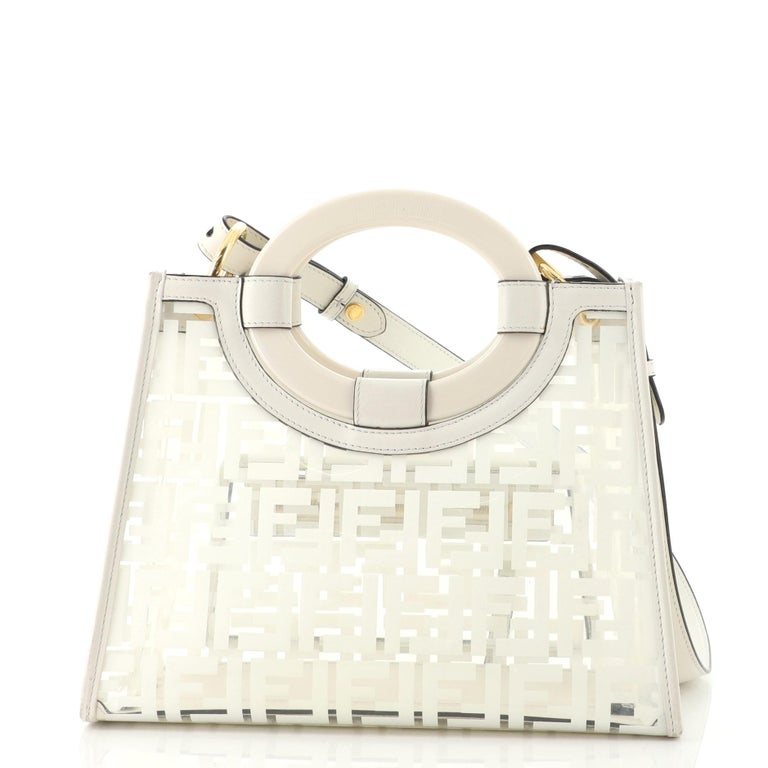 Fendi Runaway Shopper Tote Zucca PU Small at 1stDibs