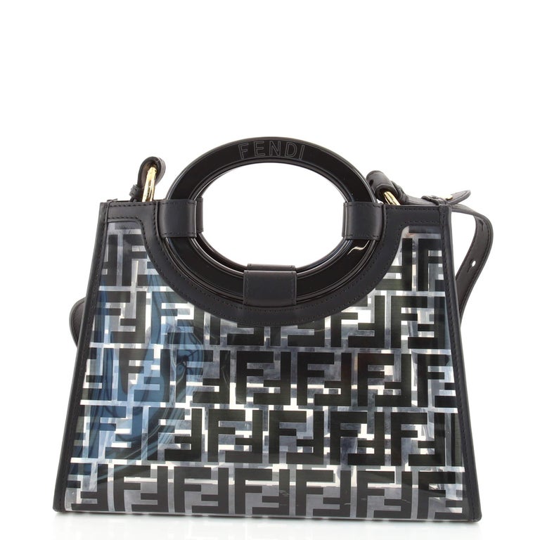 Fendi Runaway Shopper Tote Zucca PU Small at 1stDibs