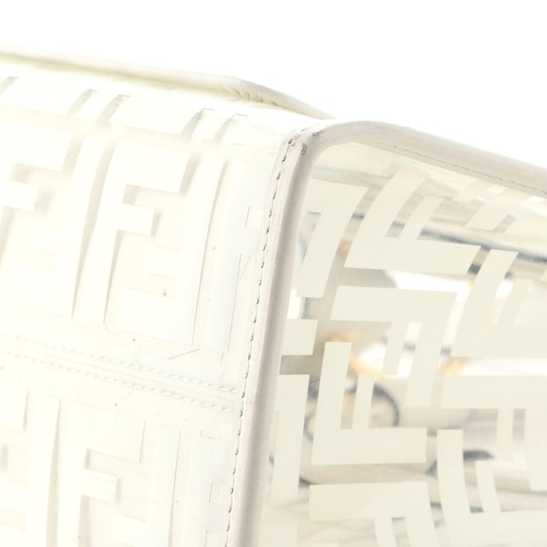 Fendi Runaway Shopper Tote Zucca PU Small at 1stDibs