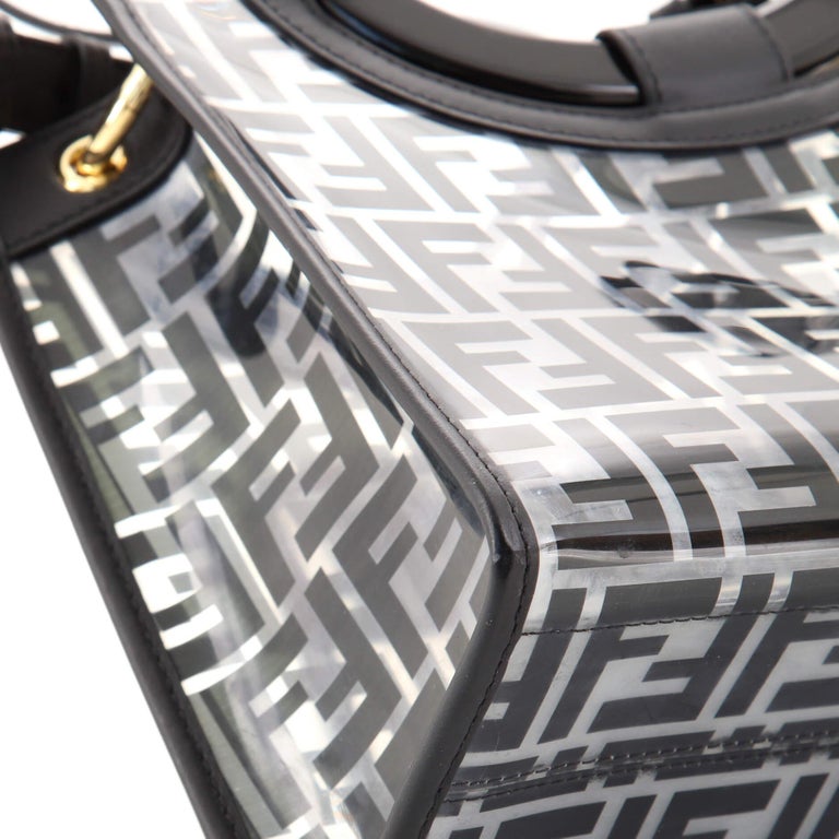 Fendi Runaway Shopper Tote Zucca PU Small at 1stDibs