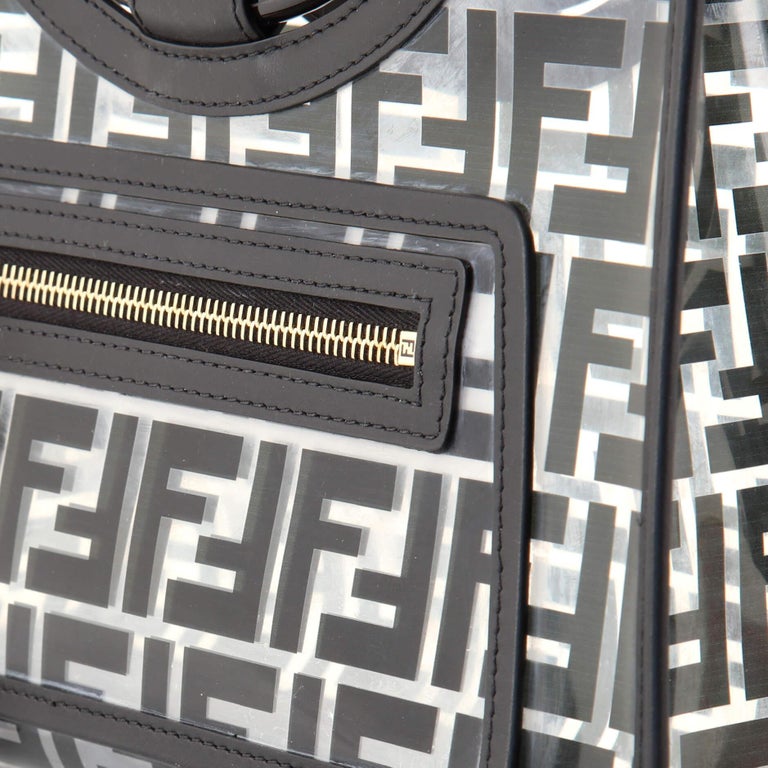 Fendi Runaway Shopper Tote Zucca PU Small at 1stDibs