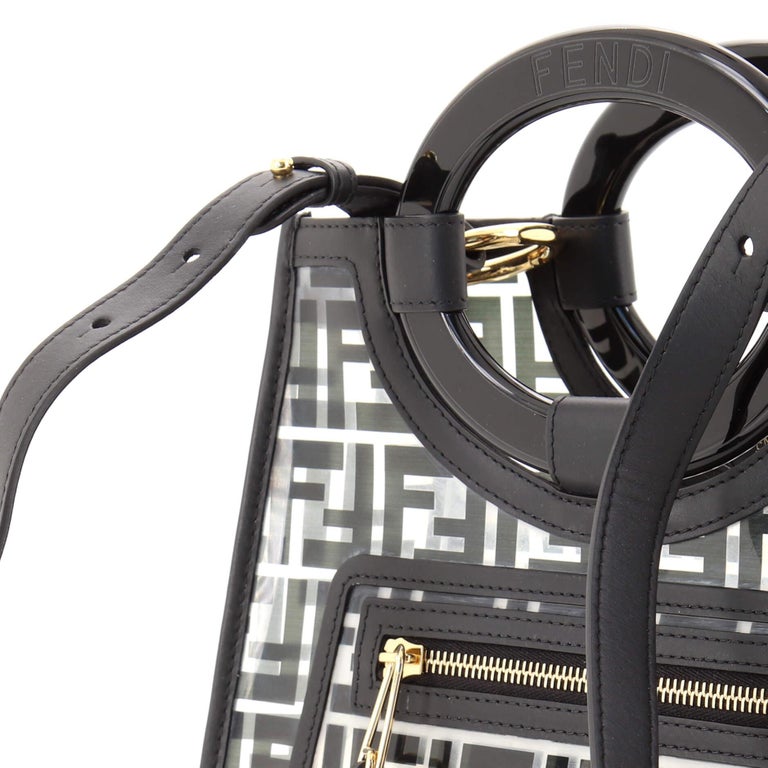 Fendi Runaway Shopper Tote Zucca PU Small at 1stDibs
