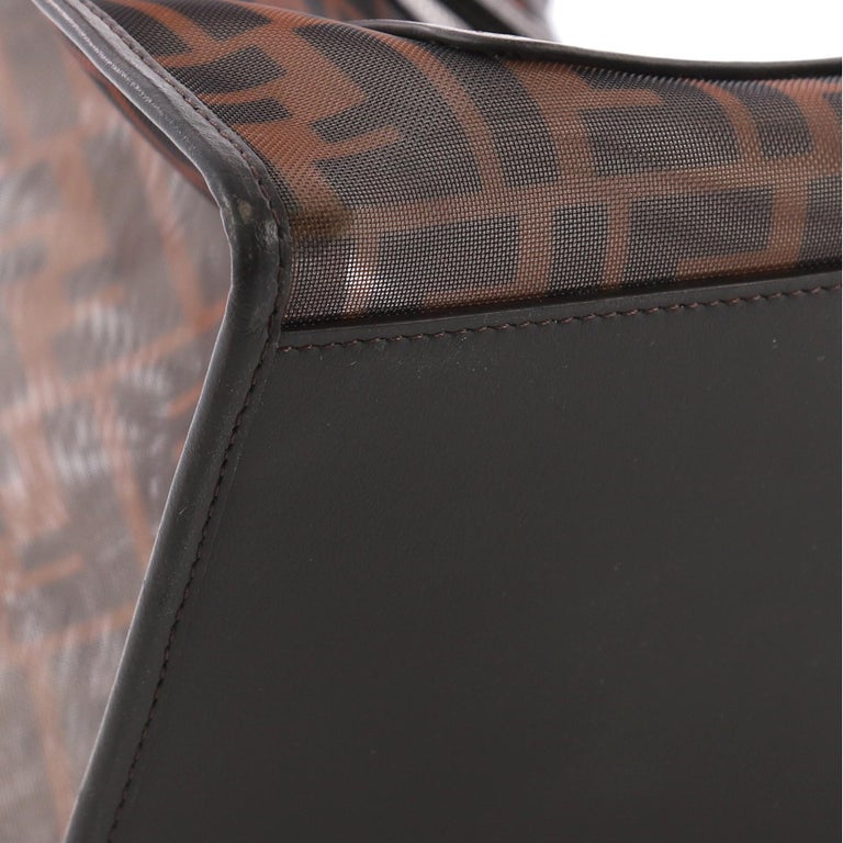 Fendi Runaway Tote Zucca Mesh Large at 1stDibs