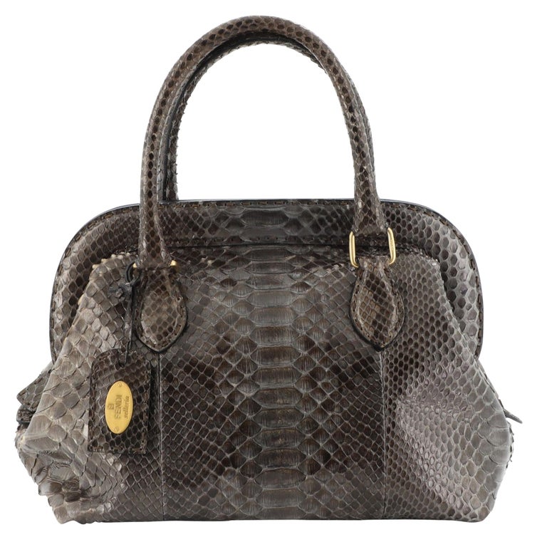 Fendi Selleria Frame Doctor Bag Python Small at 1stDibs | fendi ...