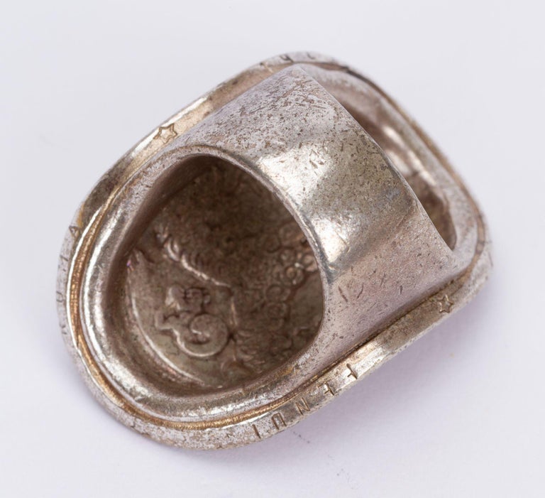 Fendi Silver Ring For Sale at 1stDibs