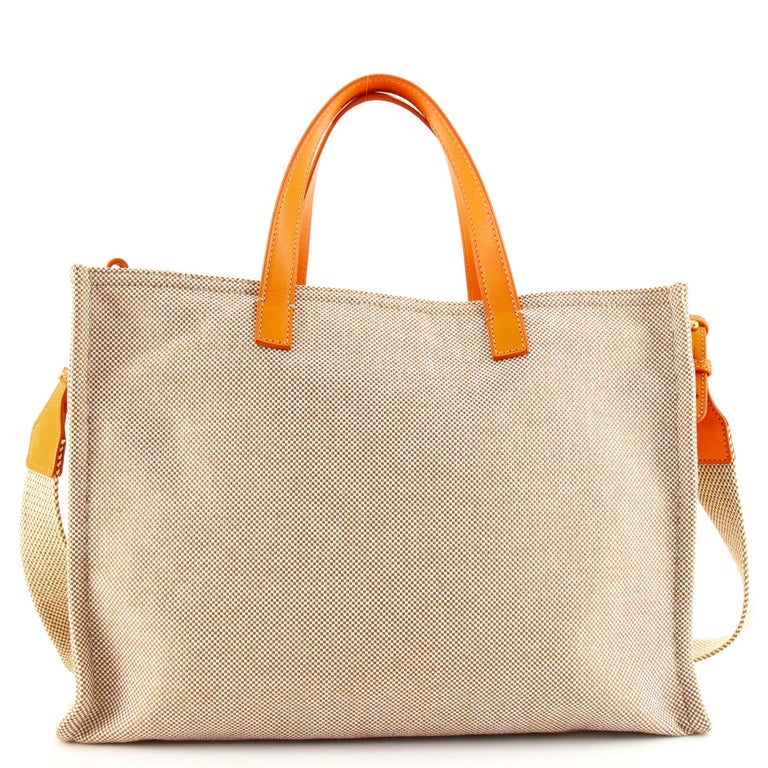 Fendi Simply Convertible Shopping Tote Canvas Medium at 1stDibs
