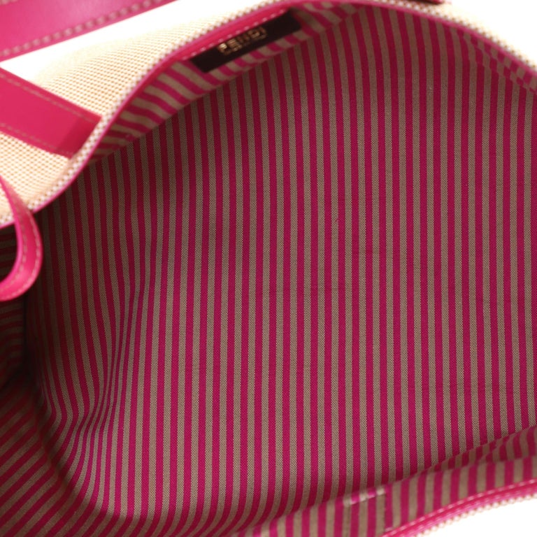 Fendi Simply Convertible Shopping Tote Canvas Medium at 1stDibs