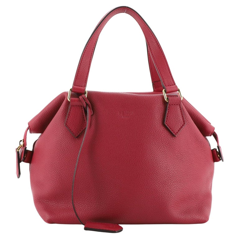 Fendi Soft Boston Bag Leather Small at 1stDibs