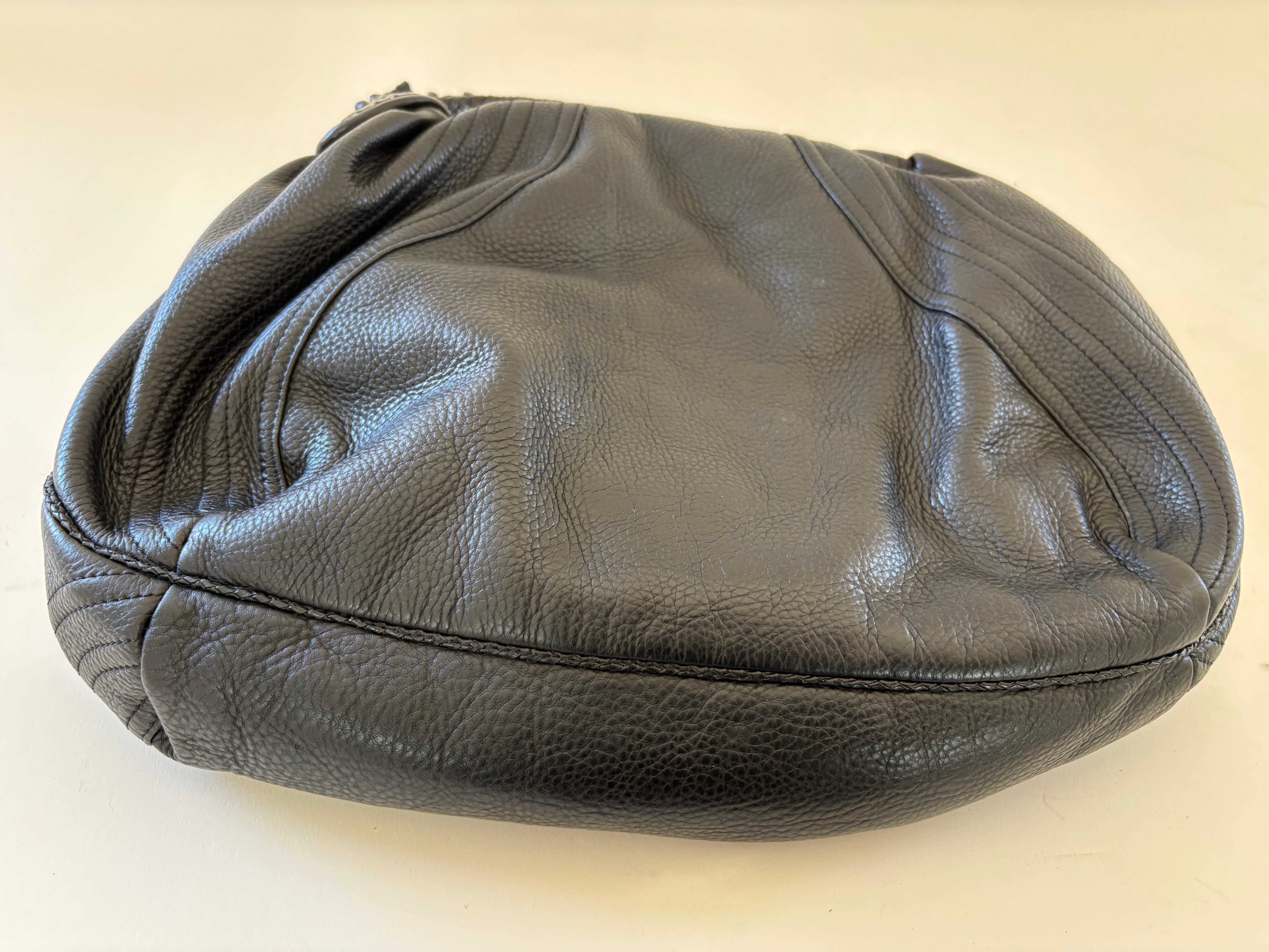FENDI Spy Bag Black Leather Large Women Bag Italy For Sale at 1stDibs