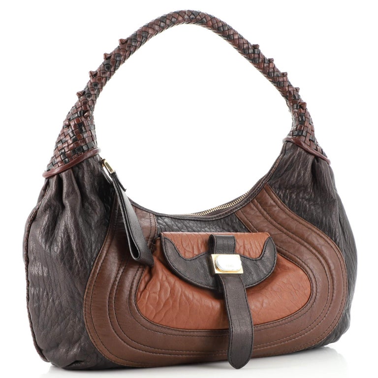 Fendi Spy Hobo Leather Mini For Sale at 1stDibs