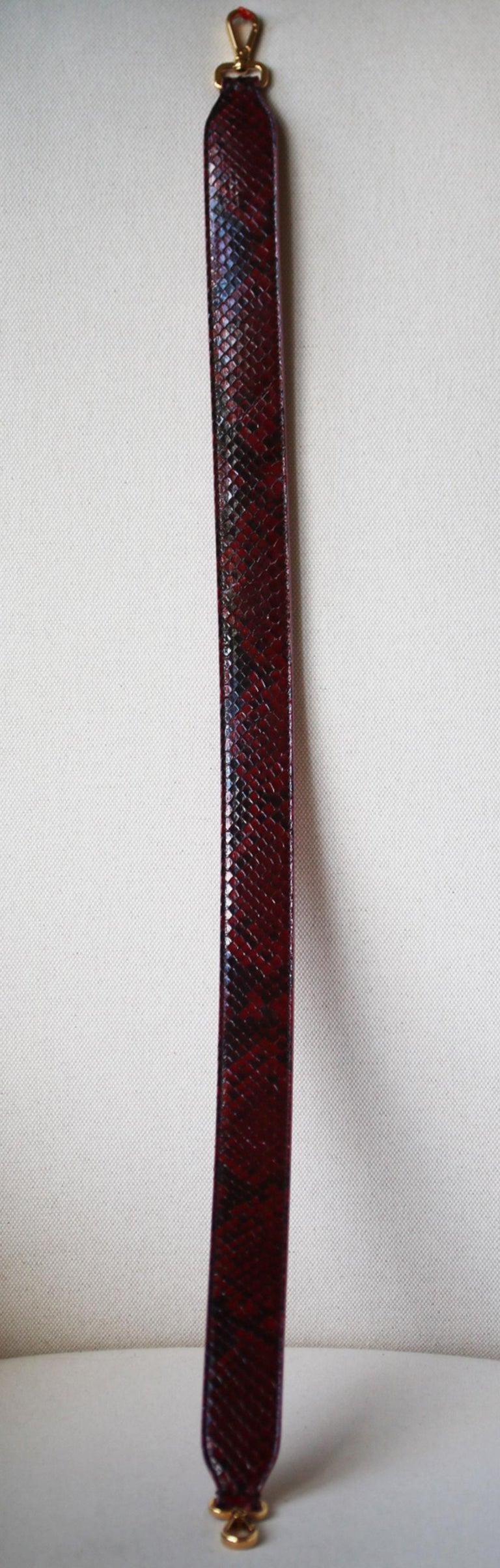 Fendi Strap You Python and Leather Bag Strap at 1stDibs | fendi python ...