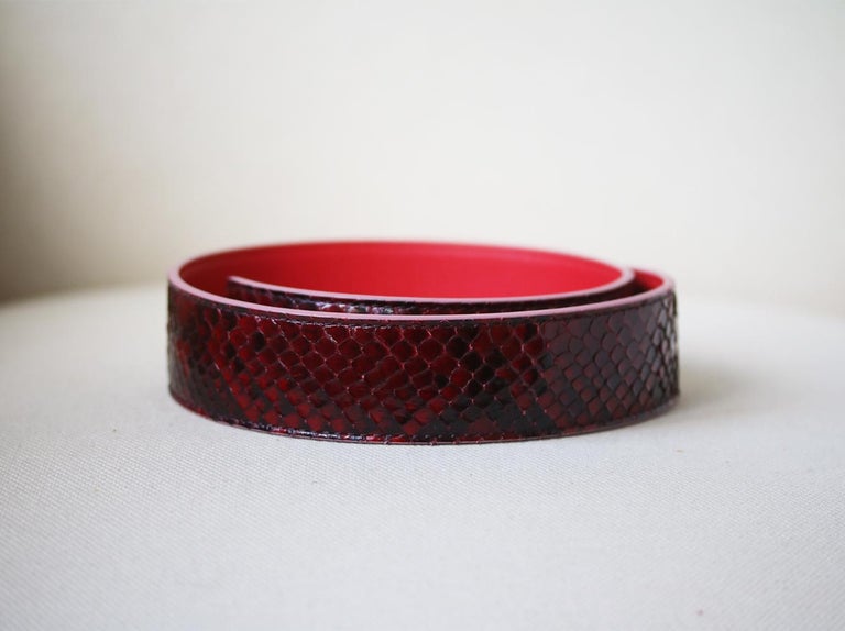 Fendi Strap You Python and Leather Bag Strap at 1stDibs | fendi python ...