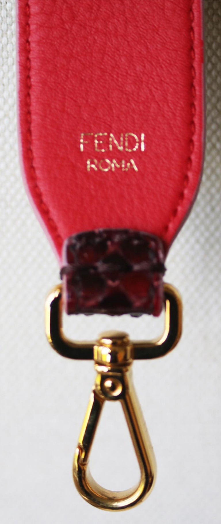 Fendi Strap You Python and Leather Bag Strap at 1stDibs | fendi python ...